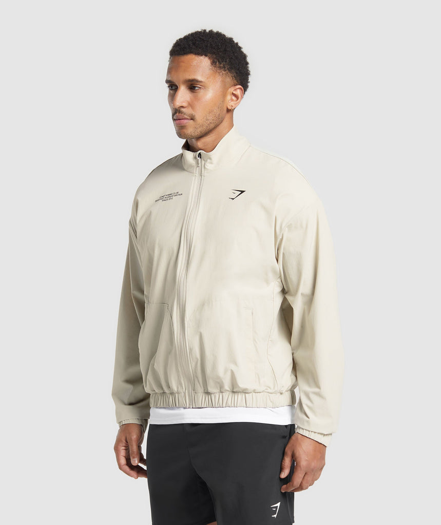 Gymshark Conditioning Club Track Jacket - Pebble Grey | Gymshark