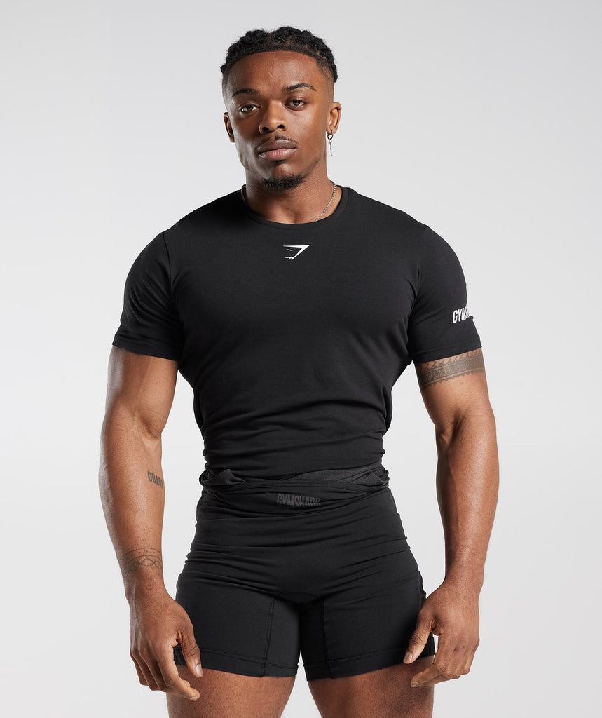 Gymshark Singlet T-Shirt - Black | Gymshark